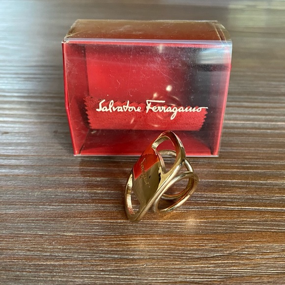 Salvatore Ferragamo | Accessories | Ferragamo Vintage Scarf Ring | Poshmark